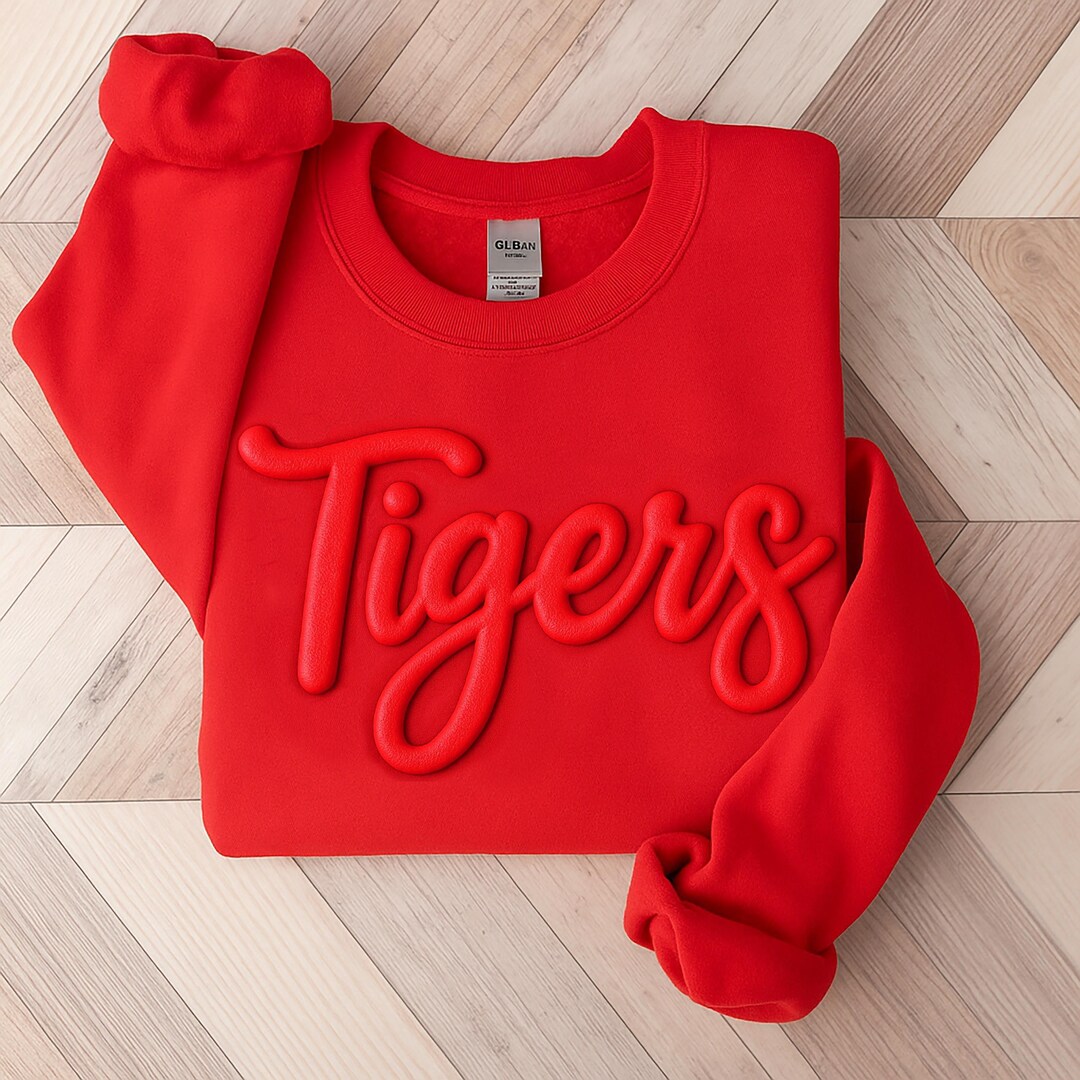 Custom Puff Print Team Name T-shirt Personalized Puff Writing for ...