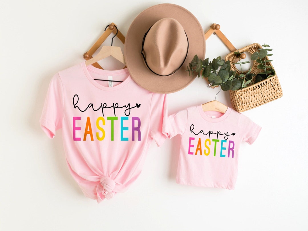 Mommy and Me Easter Shirts - HAPPY EASTER Matching Shirts, Matching ...