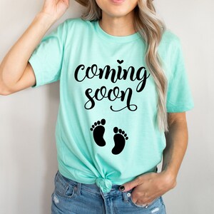 Pregnancy Announcement Shirt, Coming Soon Shirt, Baby Announcement ...