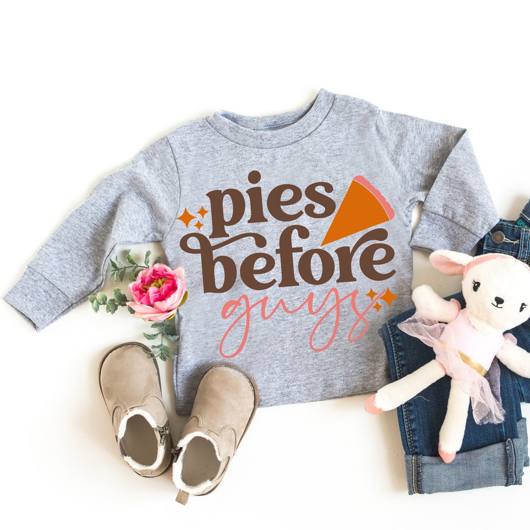 Funny Thanksgiving Shirt for Girls, Pumpkin Sweatshirt, Toddler Girl ...