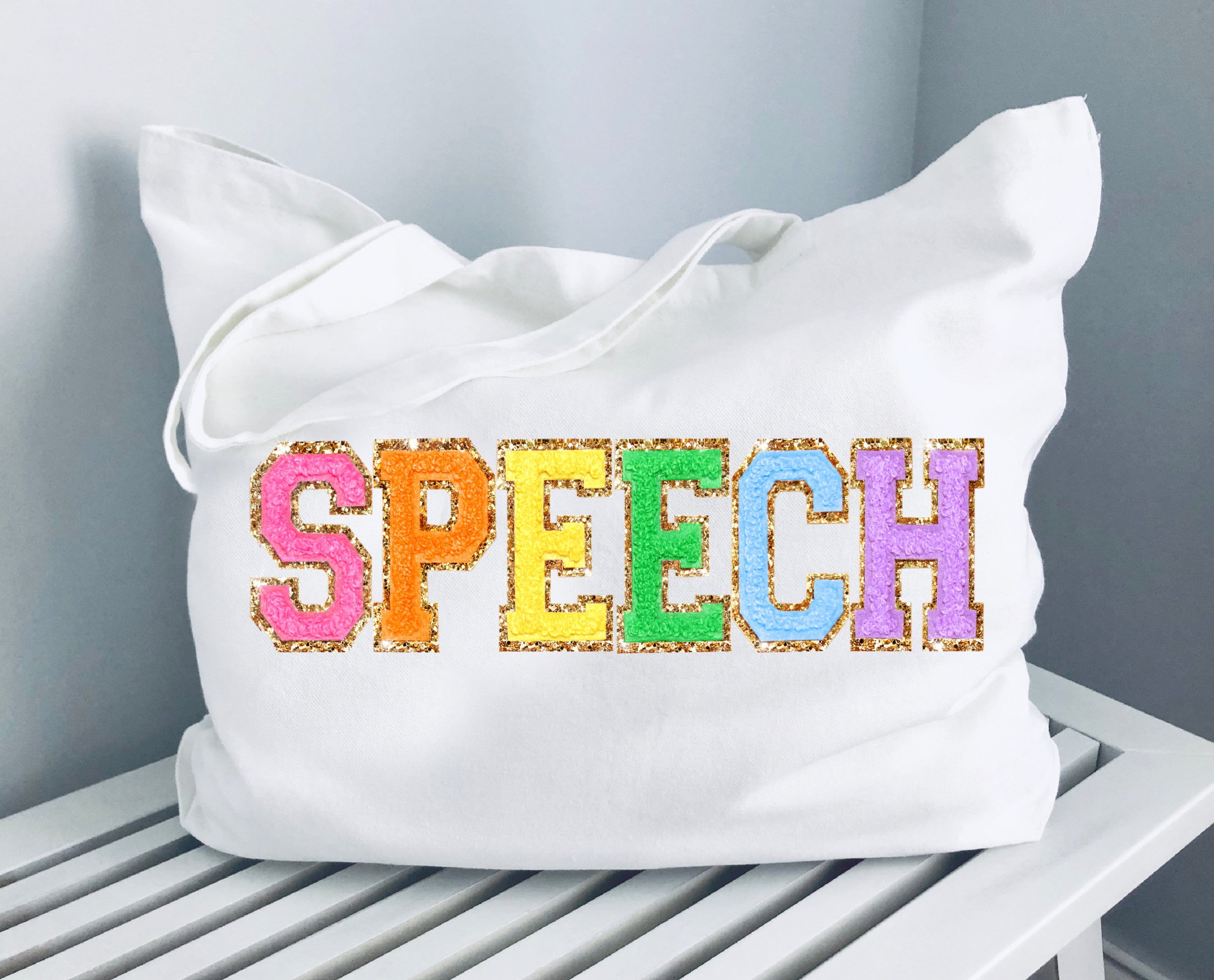 SPEECH Therapy Tote Bag, Speech Therapy Christmas Gift for SLP Bag ...