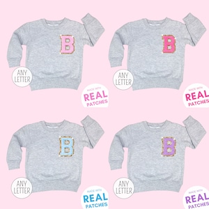 Personalized Kids Embroidered Sweatshirt, Toddler Girl Clothes Back to ...