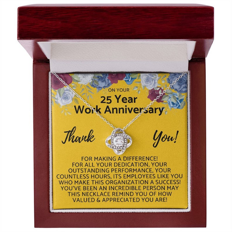 Happy 25th Year Work Anniversary 25 Year Job Work Service - Etsy