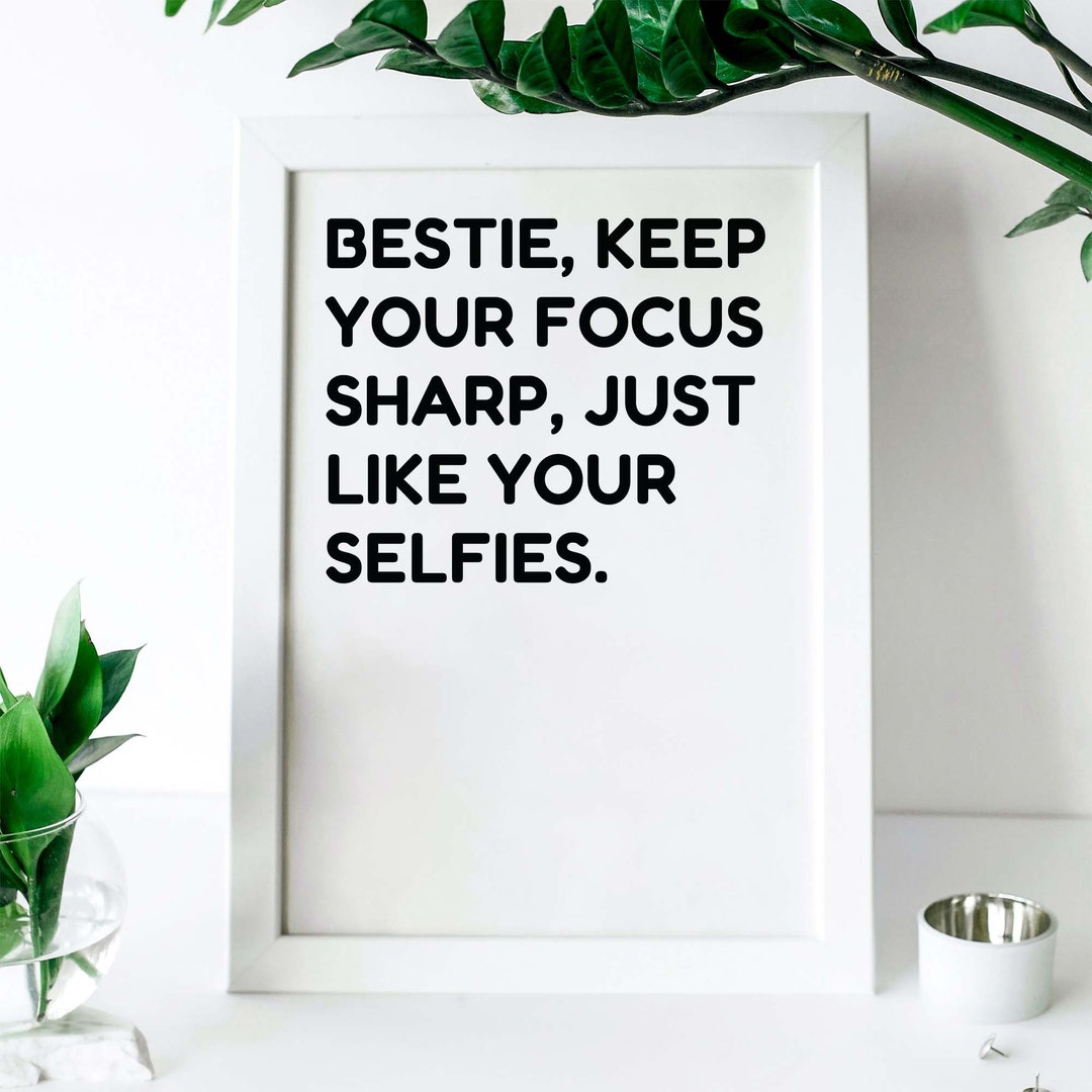 Stay Focused, Funny Classroom Poster Printable Wall Art Sign, English ...