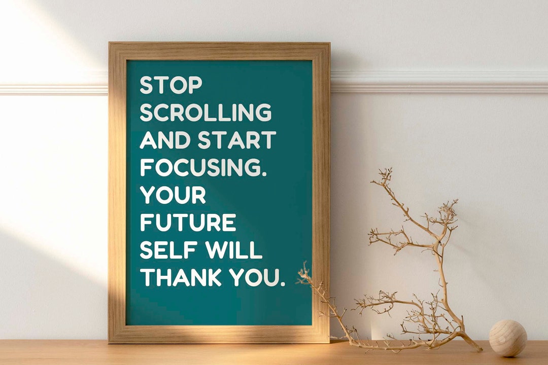 Stay Focused, Funny Classroom Poster Printable Wall Art Sign, English ...