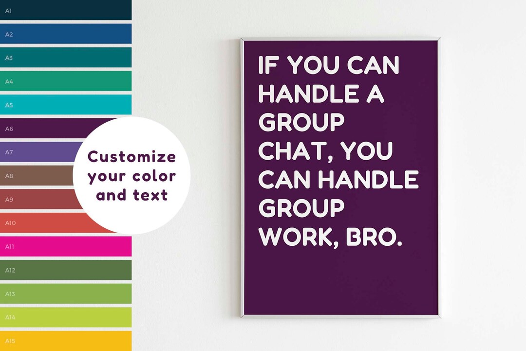You Can Do It, Funny Classroom Poster Printable Wall Art Sign, English ...