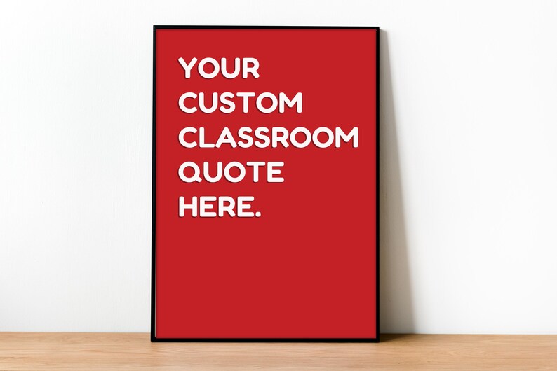 Custom Classroom, Funny Classroom Poster Printable Wall Art Sign ...