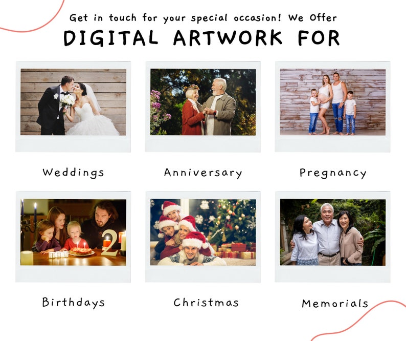 Custom Couple Portrait, Valentines Day Gift for Boyfriend Girlfriend ...