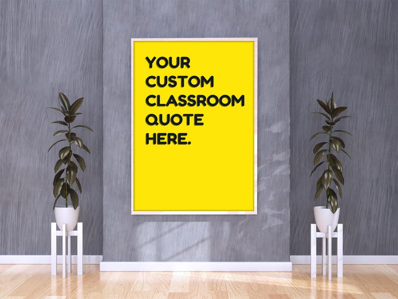 Custom Classroom, Funny Classroom Poster Printable Wall Art Sign ...