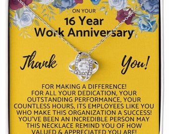 16 Year Work Anniversary - Etsy