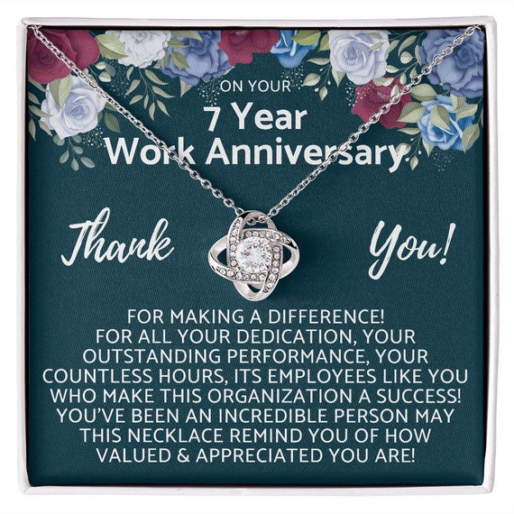 Happy 7th Year Work Anniversary 7 Year Job Work Service - Etsy