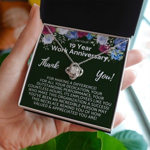Happy 19th Year Work Anniversary 19 Year Job Work Service - Etsy