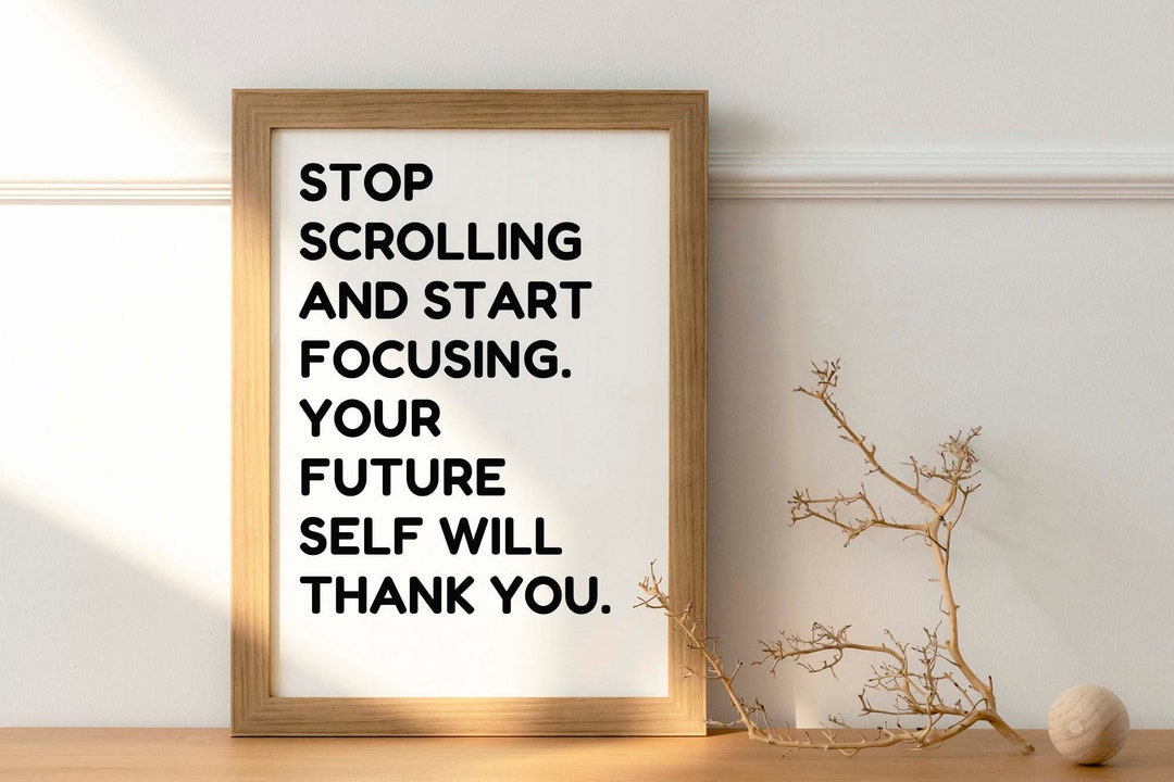 Stay Focused, Funny Classroom Poster Printable Wall Art Sign, English ...