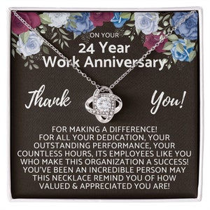 Happy 24th Year Work Anniversary 24 Year Job Work Service - Etsy