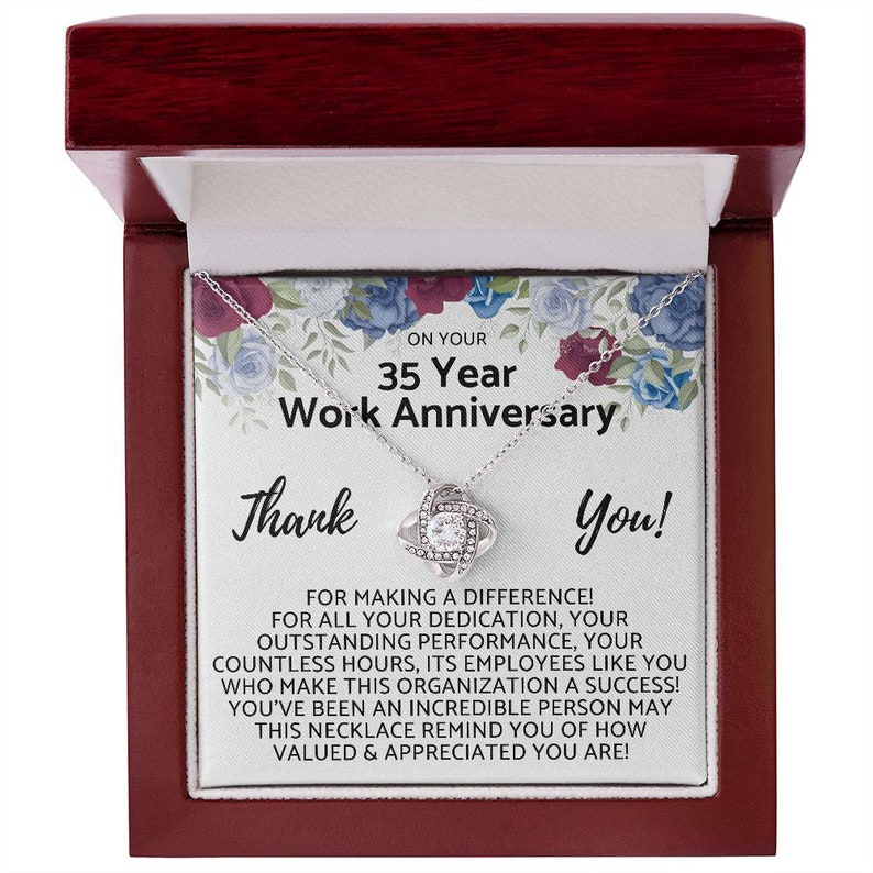 Happy 35th Year Work Anniversary 35 Year Job Work Service - Etsy
