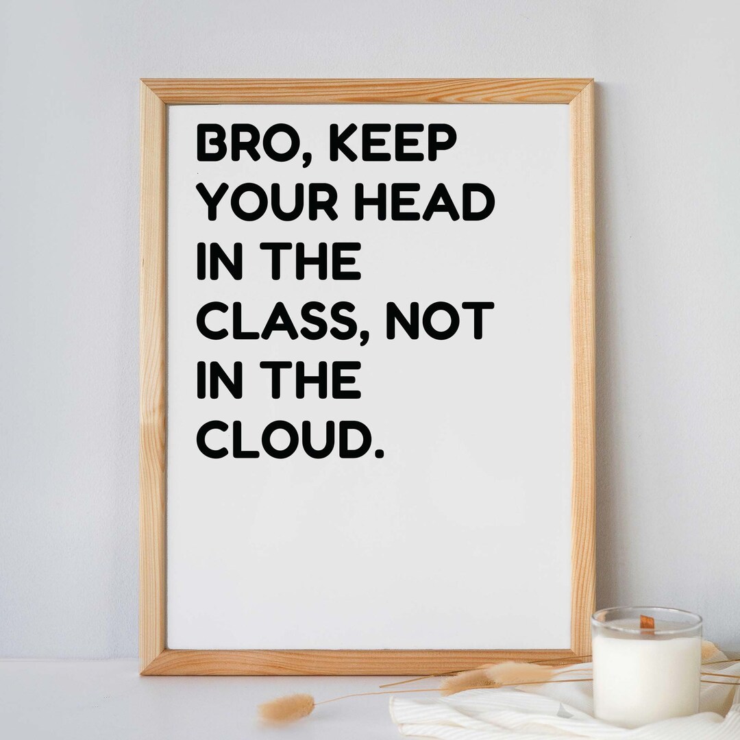 Teachers Gift, Funny Classroom Poster Printable Wall Art Sign, English ...