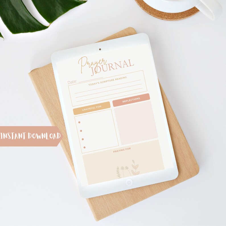 Bible Study Prayer Journal Printable Prayer Journal - Etsy