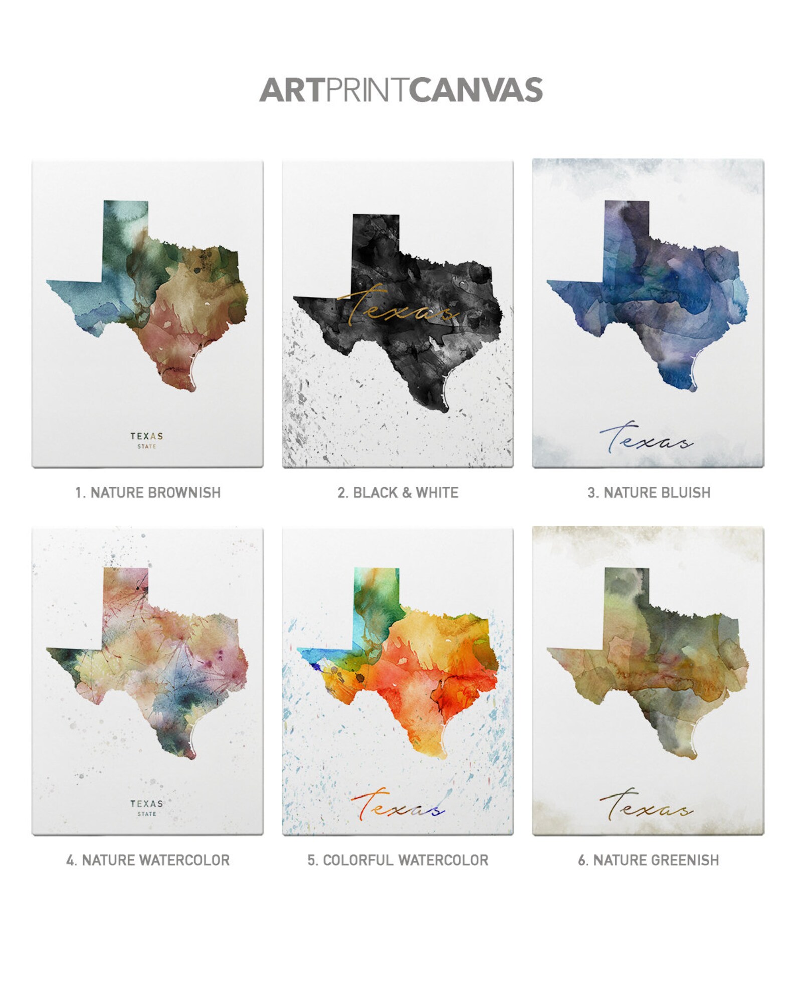 Florida Map Canvas Florida Map Print Florida Canvas Wall - Etsy