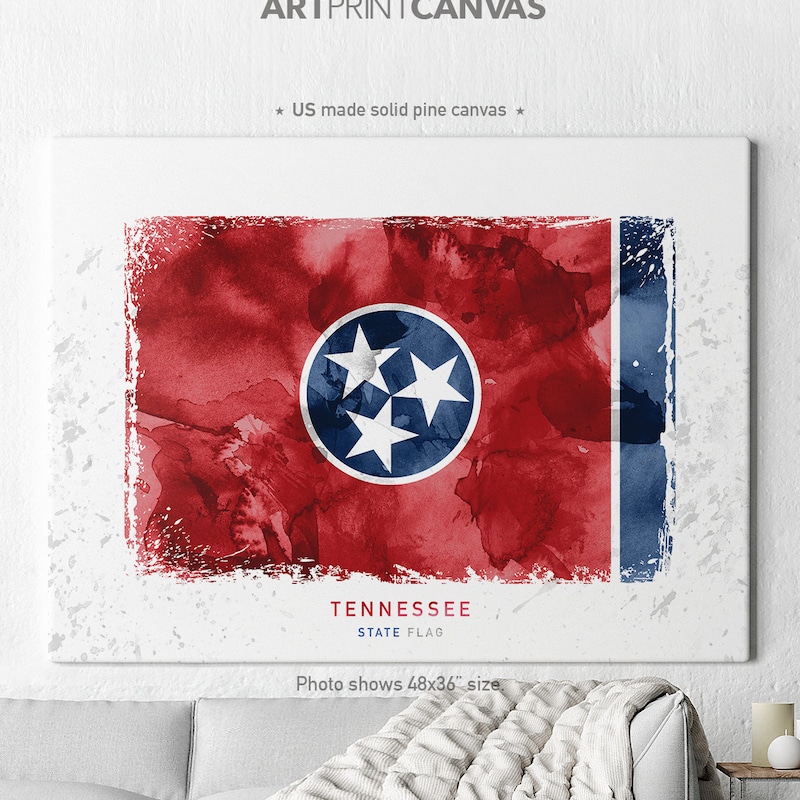Tennessee State Flag - Etsy