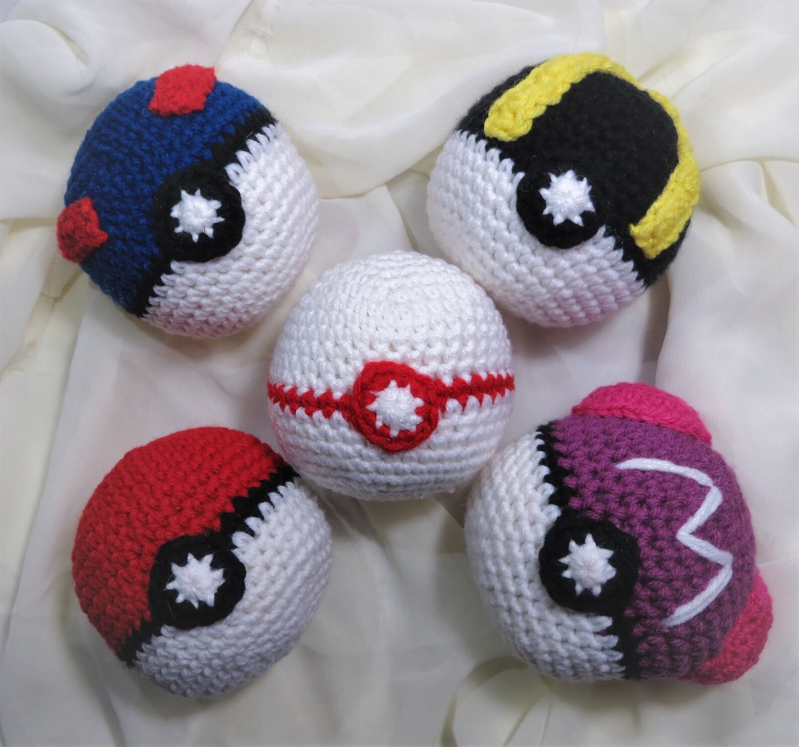 Pokeballs pokeball Great Ball Ultra Ball Net Ball Love - Etsy