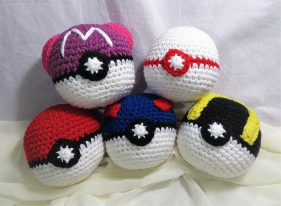 Pokeballs pokeball Great Ball Ultra Ball Net Ball Love - Etsy