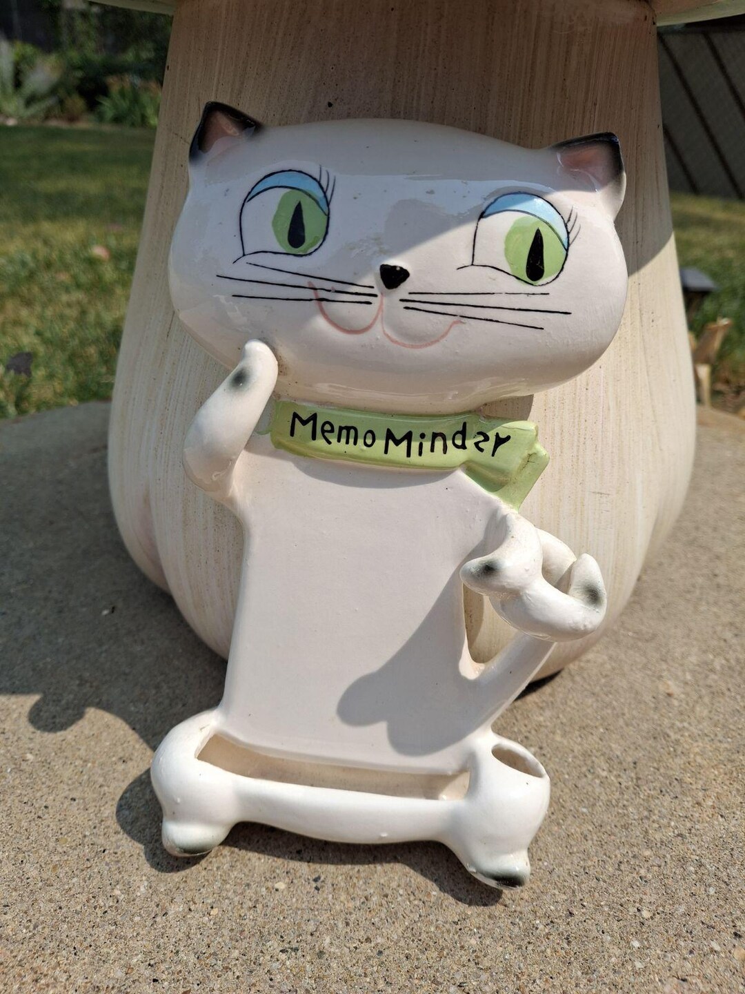 Vintage 1950s Holt Howard Cozy Kitten Cat Memo Minder Wall Plaque ...