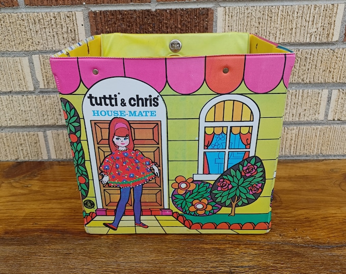 Vintage 1966 Mattel Barbie "house-mate" Vinyl Doll Carrying Case ...