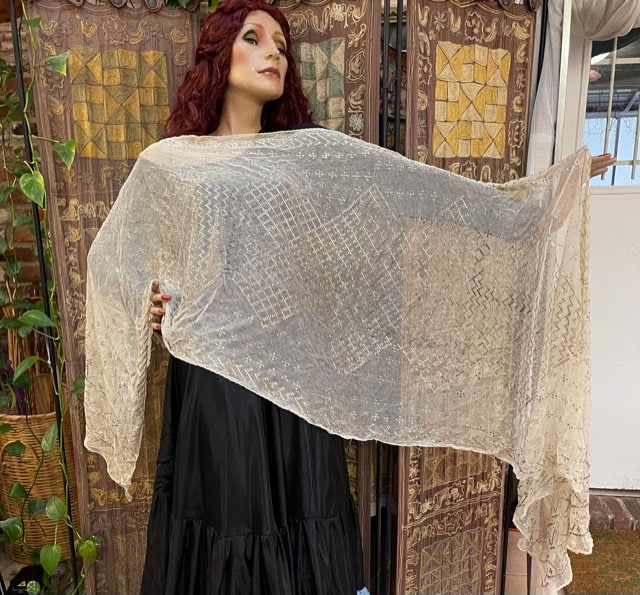 Vintage 1920 Egyptian Assuit Shawl - Etsy