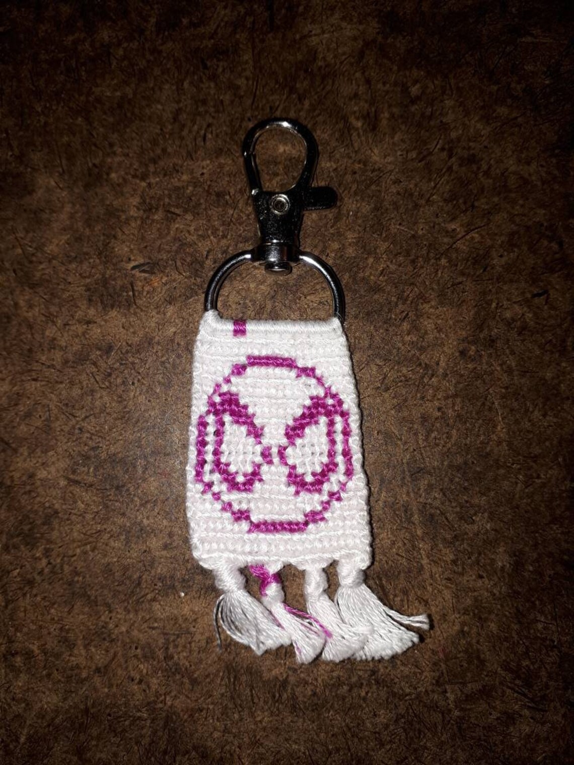 Spider Gwen/ Ghost Spider Inspired Keychain - Etsy