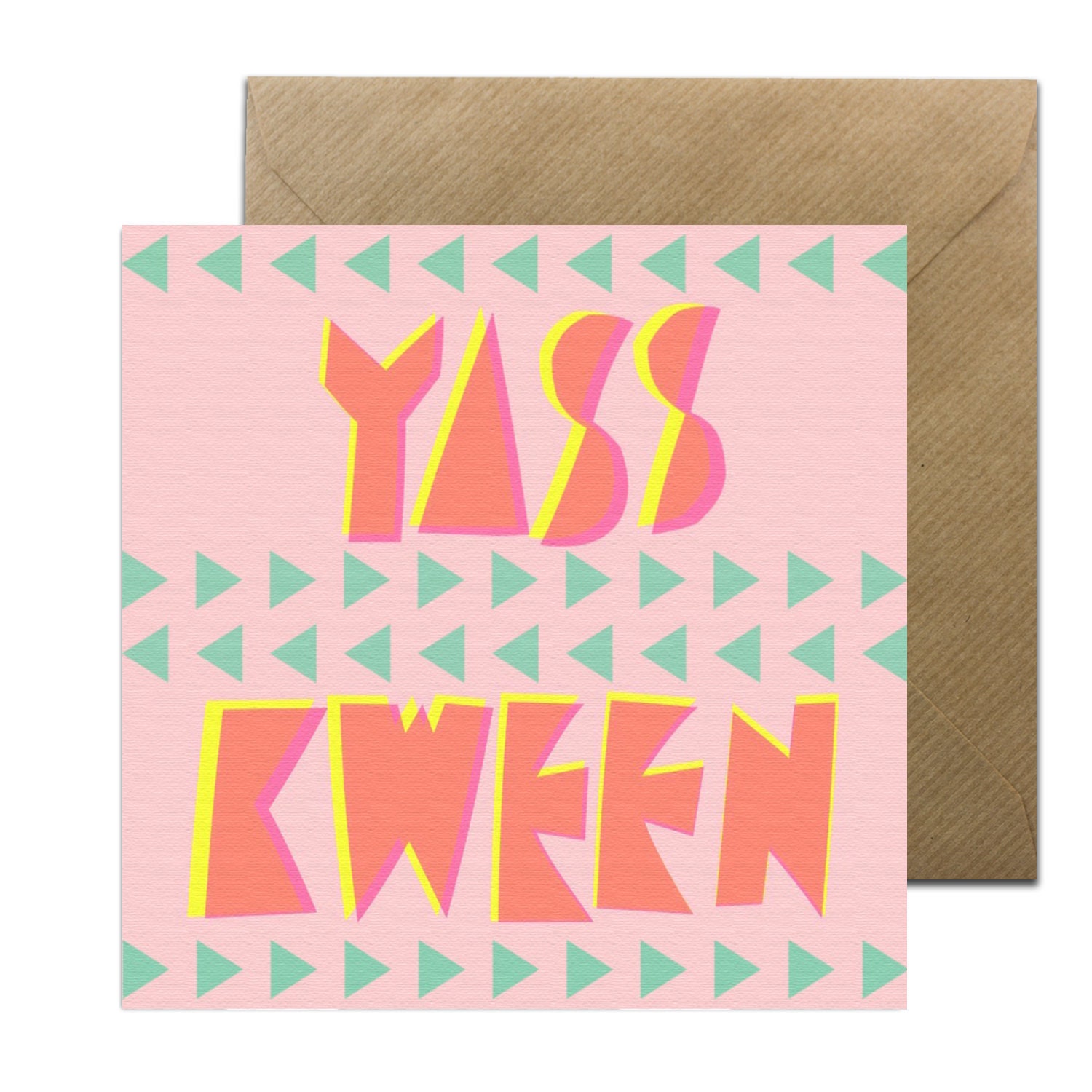 Funny Yass Queen Card Lady Gaga Card Broad City Card Yass Etsy