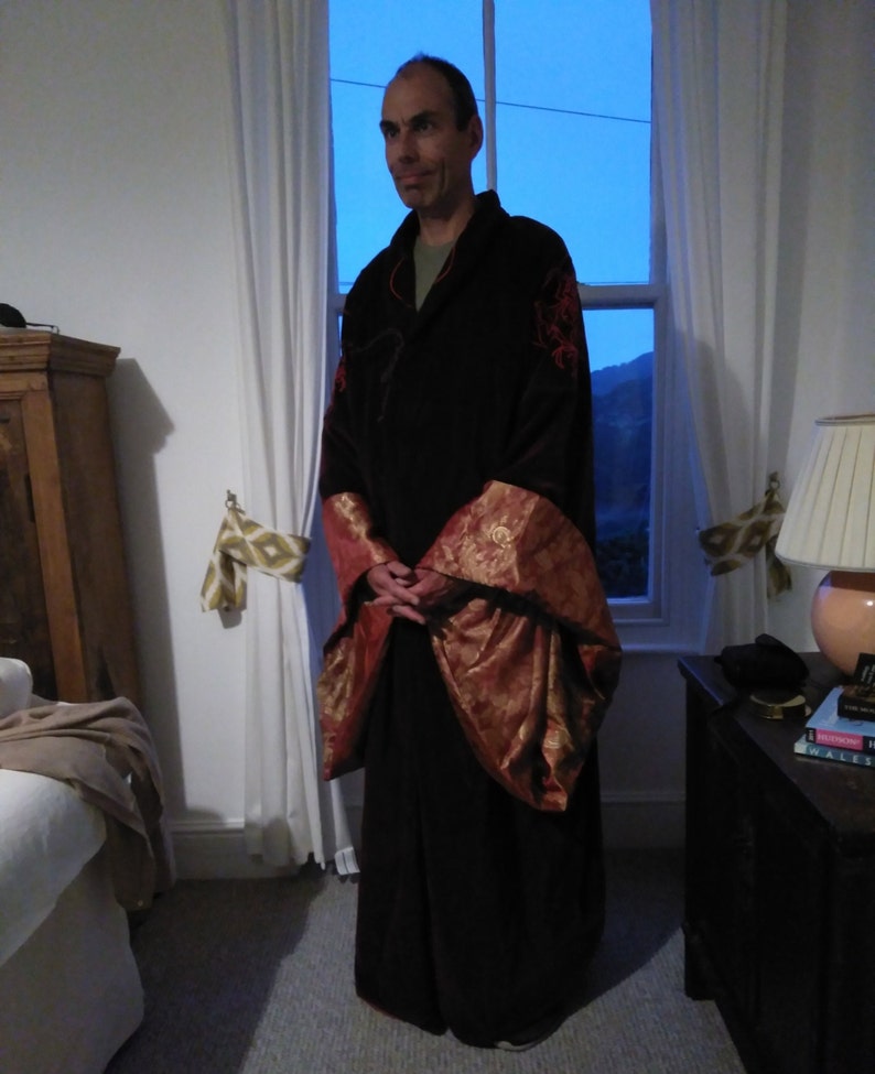 Elrond Burgundy Velvet Council Robe. LOTR COSPLAY. Embroidered - Etsy UK