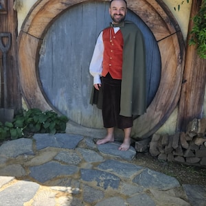 Frodo Baggins-style Shirt and Waistcoat. Hobbit Costume. LOTR Cosplay ...