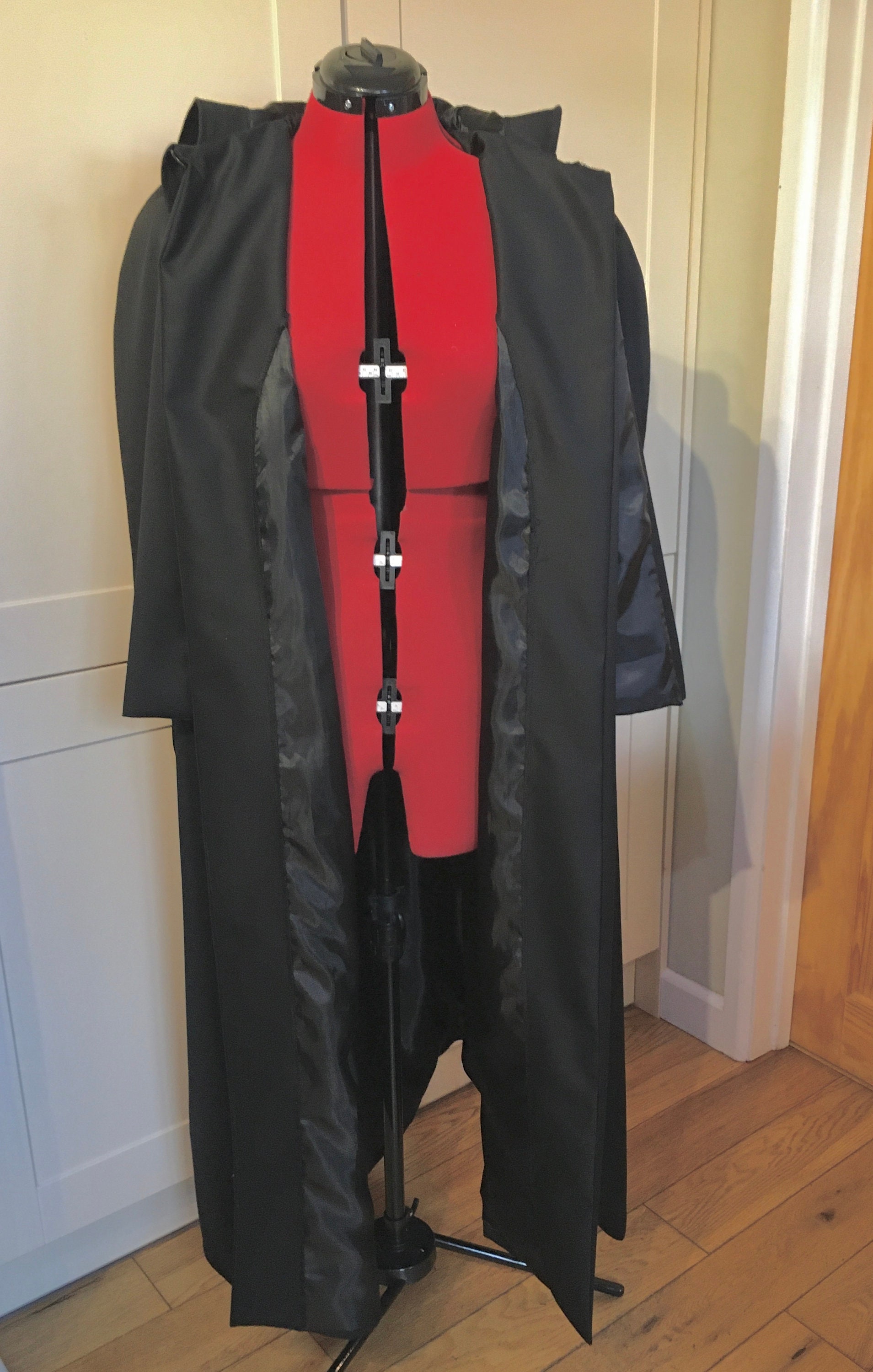 Eyes Wide Shut Cloak. Black Wool Hooded Cloak. | Etsy