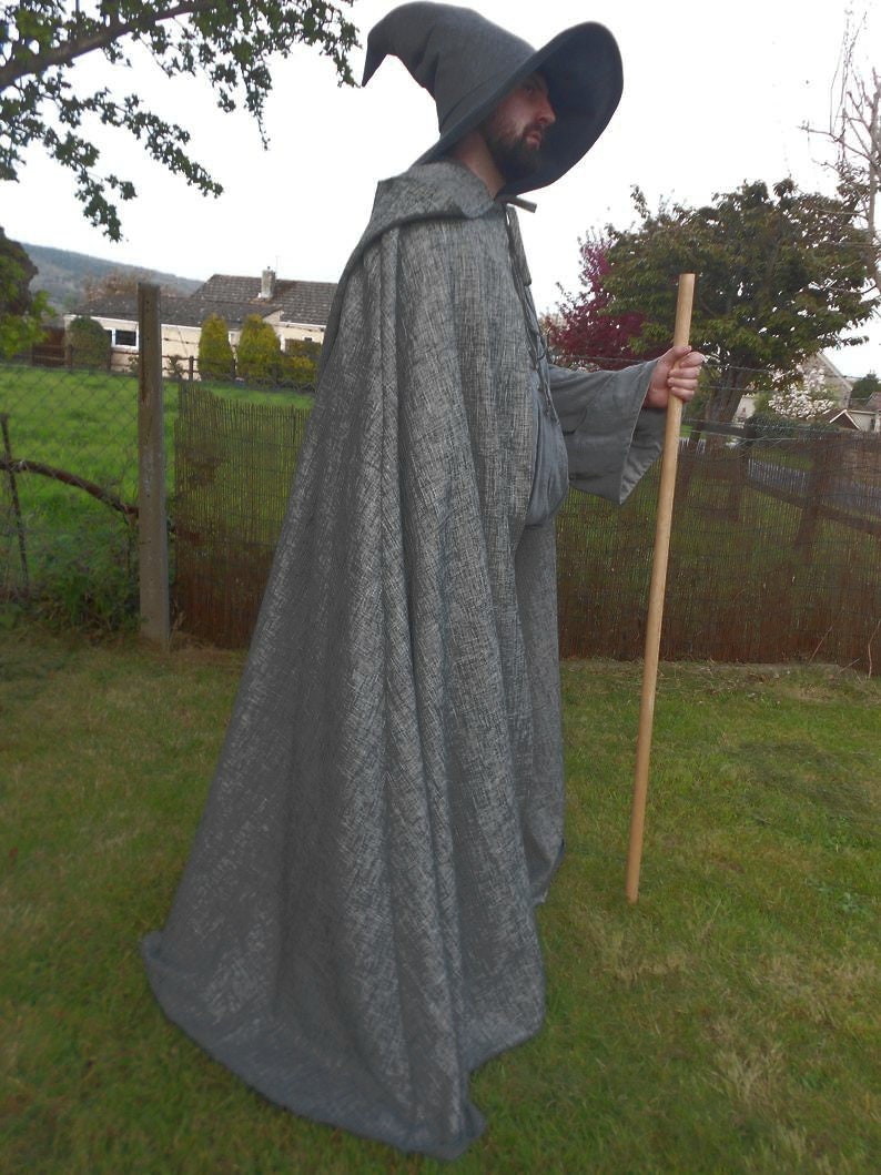 Gandalf Cloak. Grey Boucle Weave Cloak. LOTR Cosplay | Etsy UK