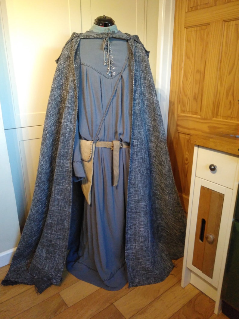 Gandalf Cloak. Grey Boucle Weave Cloak. LOTR Cosplay | Etsy