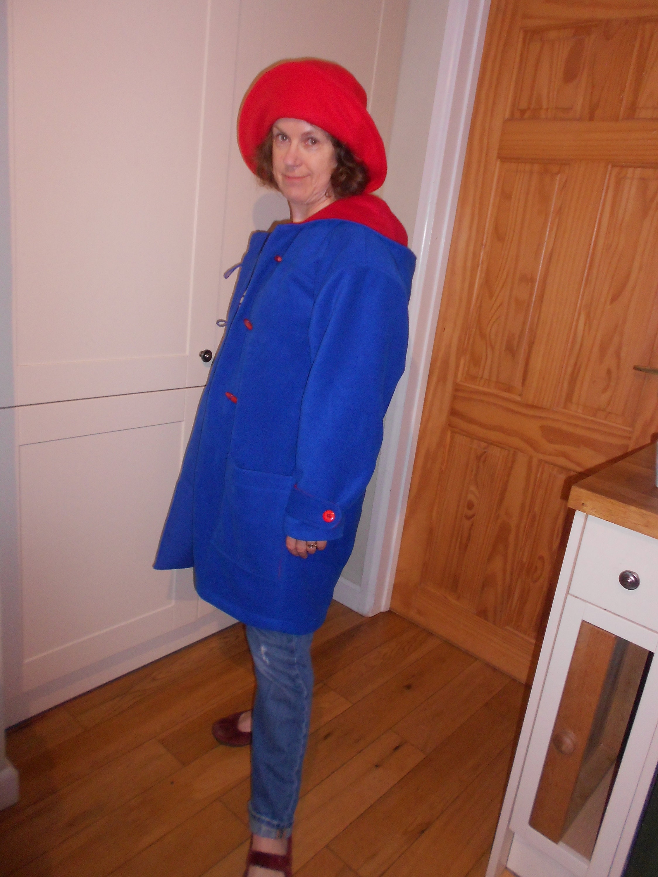 Blue Duffle Coat and Red Hat. World Book Day. - Etsy