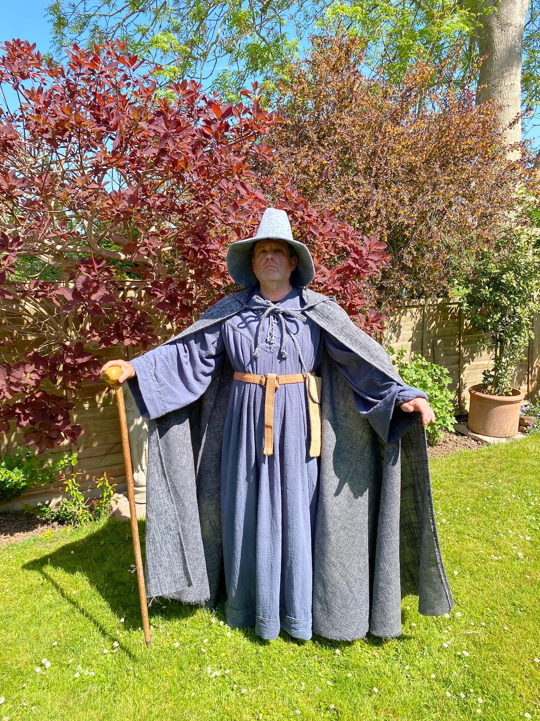 Gandalf Cloak. Grey Boucle Weave Cloak. LOTR Cosplay - Etsy