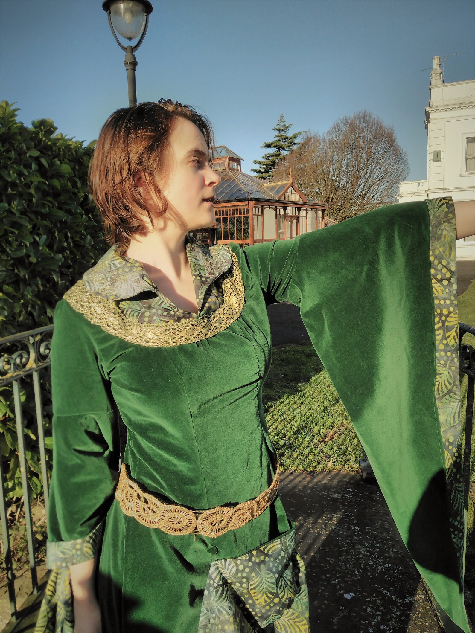 Eowyn-inspired Green Velvet Gown. Medieval Robe. Renaissance | Etsy