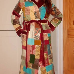Bilbo Baggins Patchwork Dressing Gown. Custom Order Hobbit Robe. - Etsy