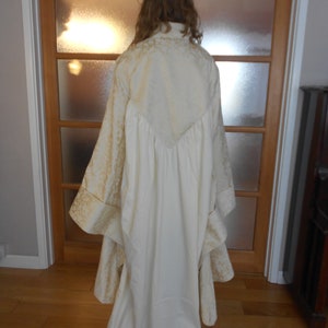 Saruman Tunic. LOTR Cosplay. Ivory Damask and Cotton Robe. - Etsy
