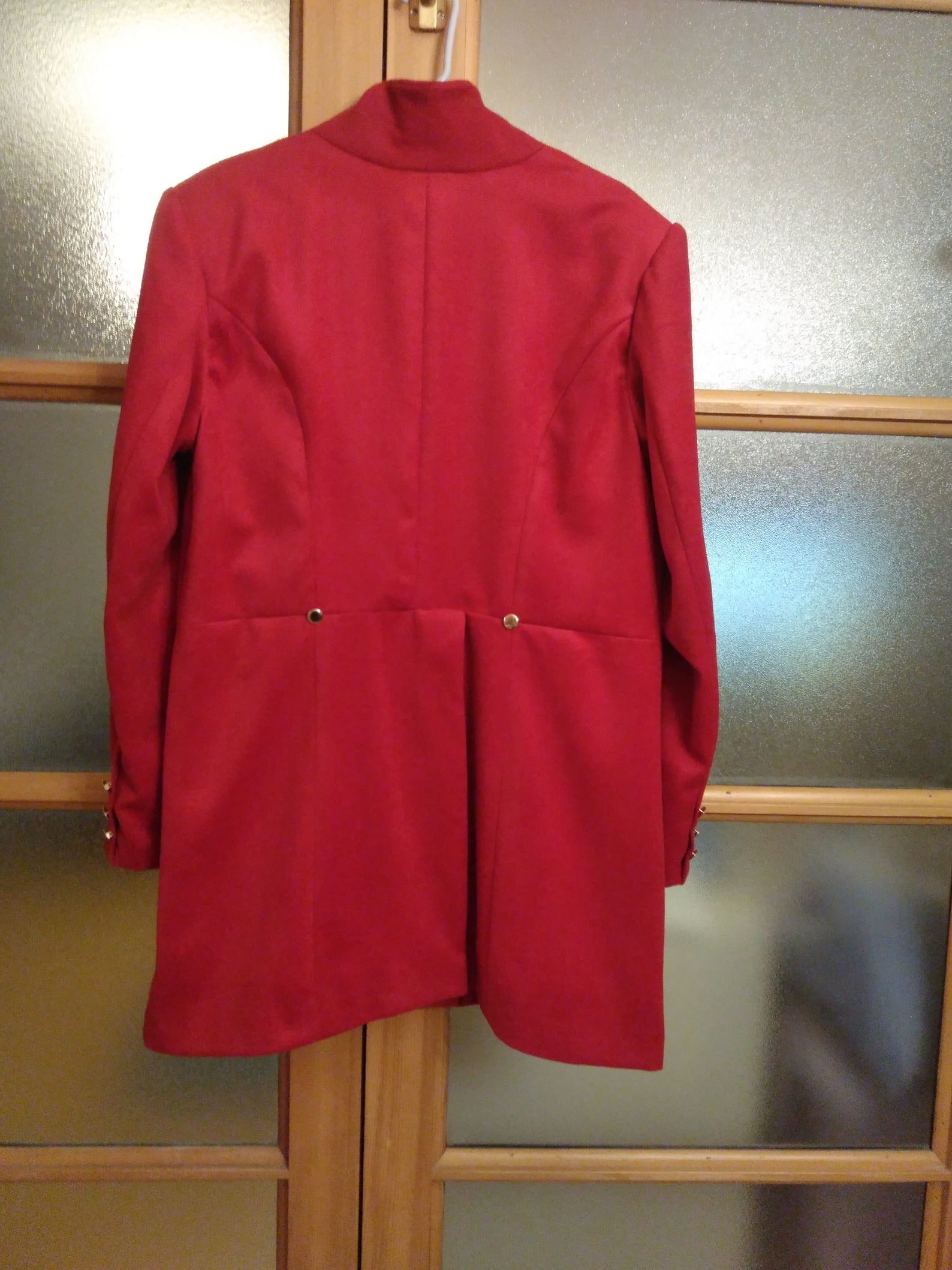 Red Melton Wool Fox Hunting Jacket and Jodhpurs - Equestrian Riding ...