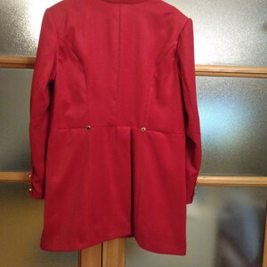 Equestrian-style Historical Fox Hunting Jacket and Jodhpurs. Red Melton ...
