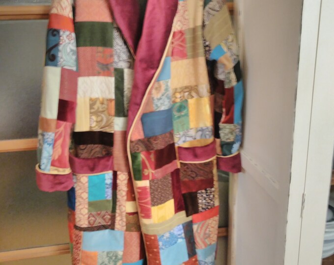 Bilbo Baggins Patchwork Dressing Gown. Custom Order Hobbit Robe. - Etsy