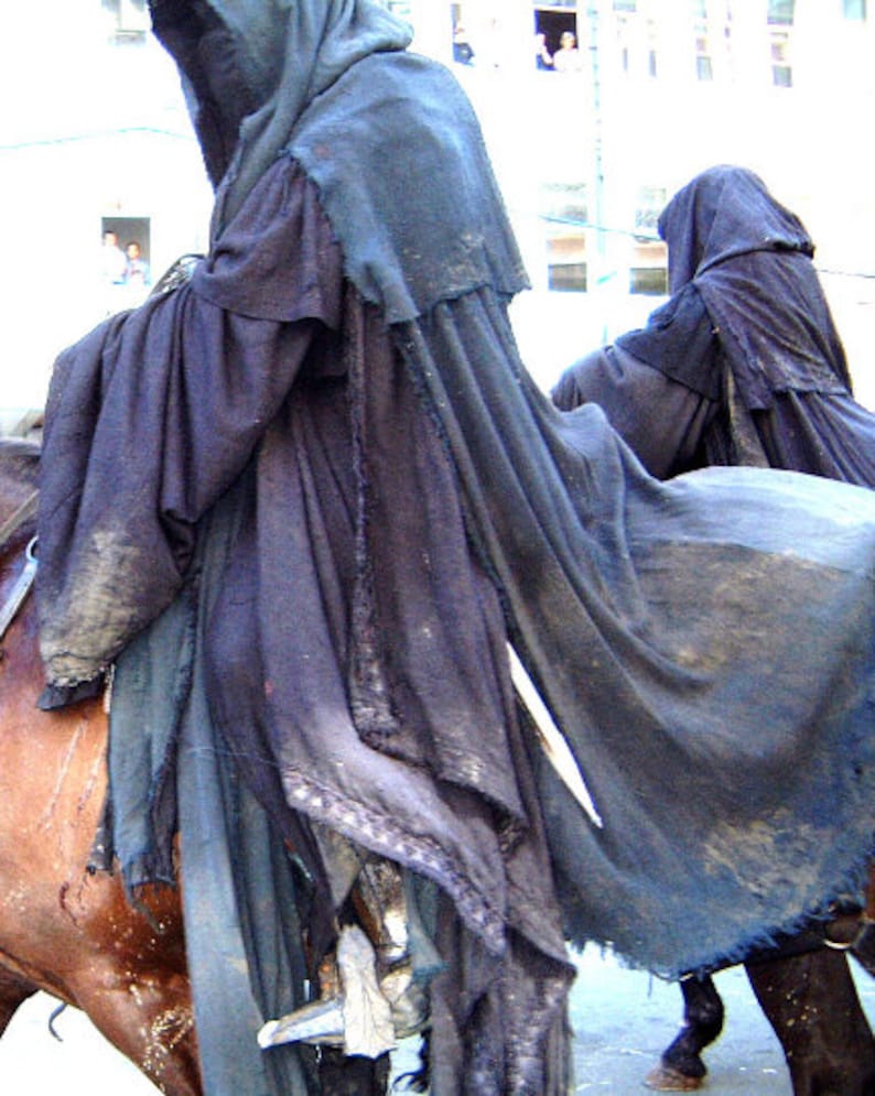 The Nazgûl Outfit. Ringwraith Robes Black Rider Gowns. LOTR - Etsy