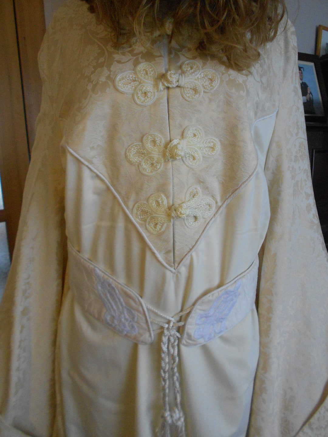 Saruman Tunic. LOTR Cosplay. Ivory Damask and Cotton Robe. - Etsy