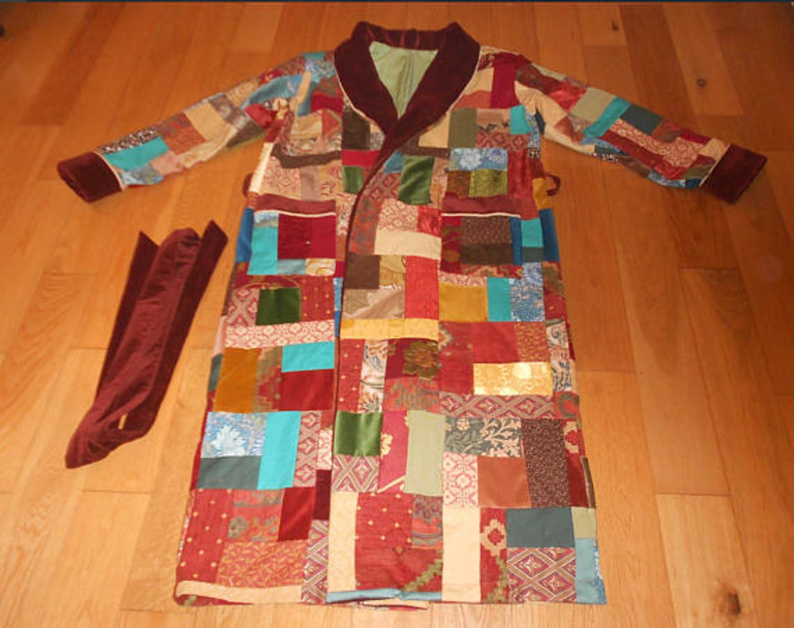 Bilbo Baggins Patchwork Dressing Gown. Custom Order Hobbit Robe. - Etsy