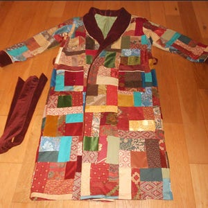 Bilbo Baggins Patchwork Dressing Gown. Custom Order Hobbit Robe. - Etsy