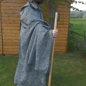 Gandalf Cloak. Grey Boucle Weave Cloak. LOTR Cosplay - Etsy