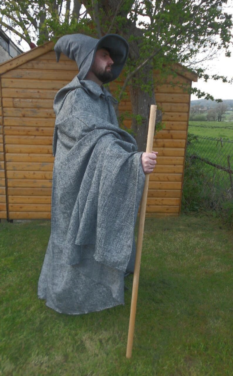 Gandalf Cloak. Grey Boucle Weave Cloak. LOTR Cosplay - Etsy