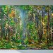 Claude Monet Inspired Forest Painting Original Nature Landscape Oil ...